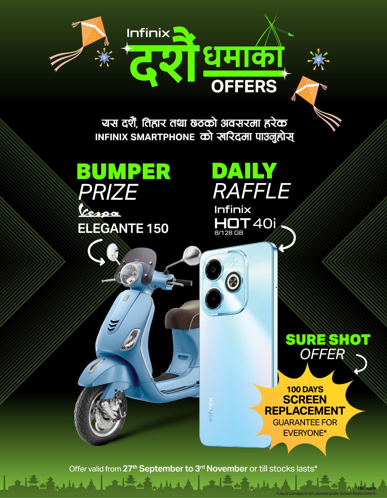 Infinix Unveils Exciting Dashain Dhamaka Offers with Prizes Galore - || ShareSansar